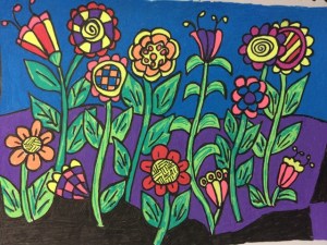 Jacobean Flowers – Nana's Whimsical World