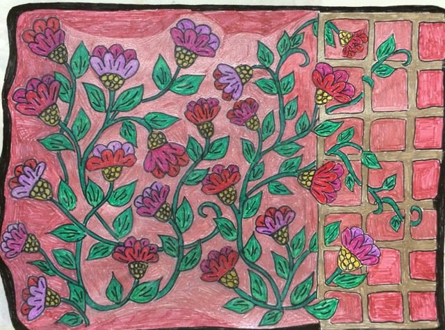 Jacobean Flowers – Nana's Whimsical World