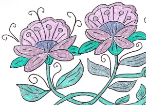 Jacobean Flowers – Nana's Whimsical World